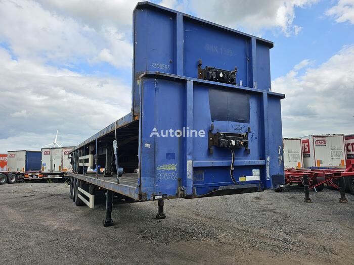 Pacton 3 AXLE FLATBED TRAILER BPW DRUM poluprikolica platforma