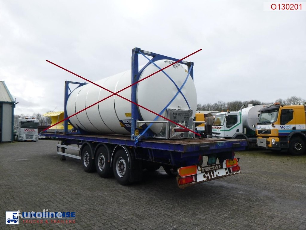 Tirsan 3 axle Platform trailer poluprikolica platforma