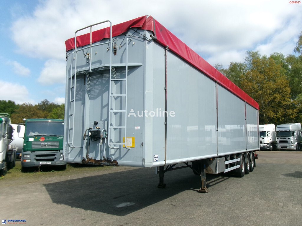 Kraker Walking floor trailer alu 90 m3 CF-200 poluprikolica sa ravnom platformom