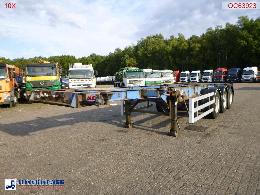 SDC 3-axle container trailer 20-30 ft + ADR poluprikolica za prevoz kontejnera