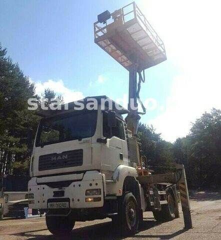 MAN TGA 18.310 4x4 AMV Platform 360 1000kg auto dizalica s korpom