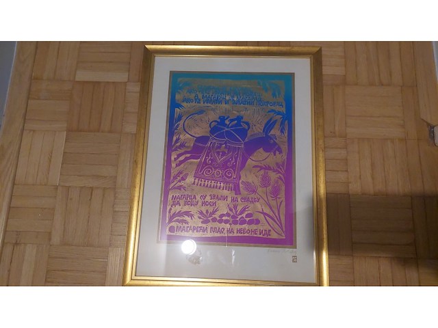 Bosiljka Kicevac/Serigrafija/Poslovica