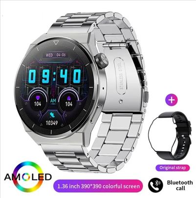 GT3 Pro Bluetooth NFC Smart Watch BT-Poziv - Srebr