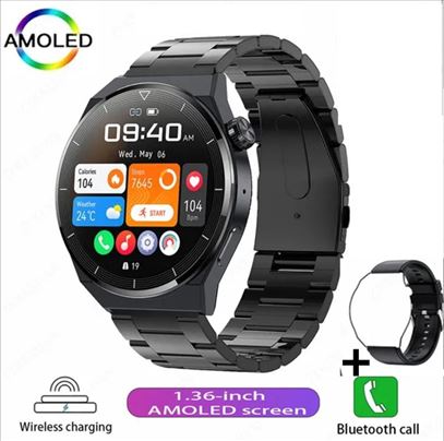 GT3 Pro Bluetooth NFC Smart Watch BT Poziv - Crni