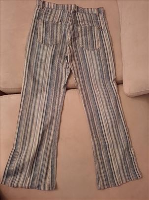 Štraftaste ženske pantalone xl