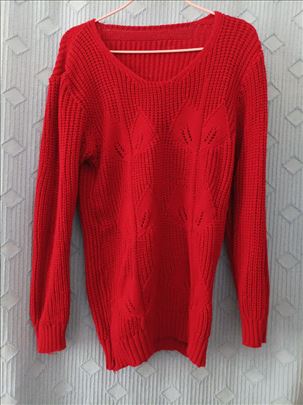 Ženski džemper crveni