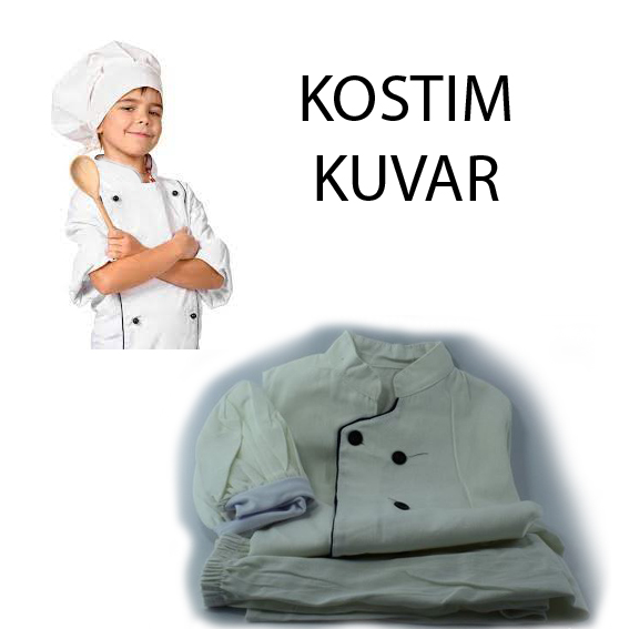 Kuvar kostim za decu od 8-9 godine