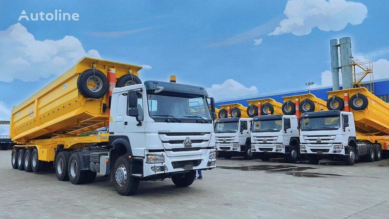 Novi Howo NEW 6X4 Mining Dumper Truck for Quarry sites tegljač