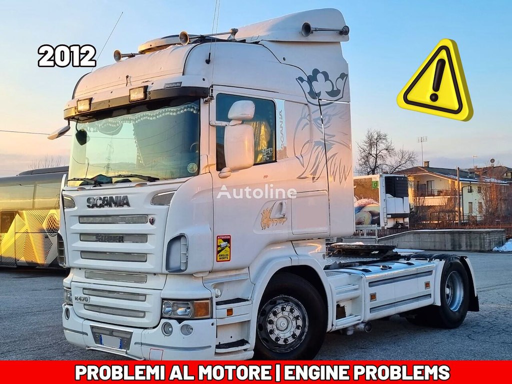 Scania R470 Problema al Motore tegljač