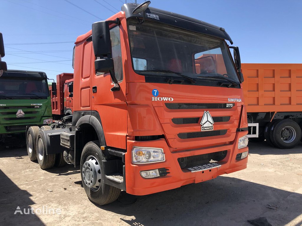 HOWO used 6x4 tractor truck 375hp tegljač
