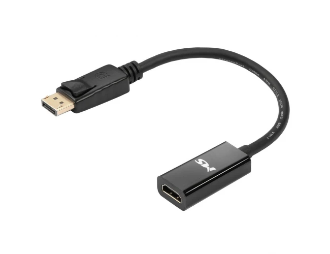 MS MSP40061 adapter Display Port (muški) na HDMI (ženski) 20cm crni