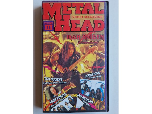 Metalhead Video Magazine Vol. 3 Iron Maiden Scorpions
