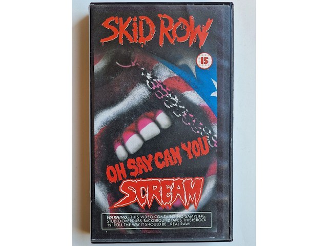 Skid Row Oh Say Can You Scream Original VHS heavy metal