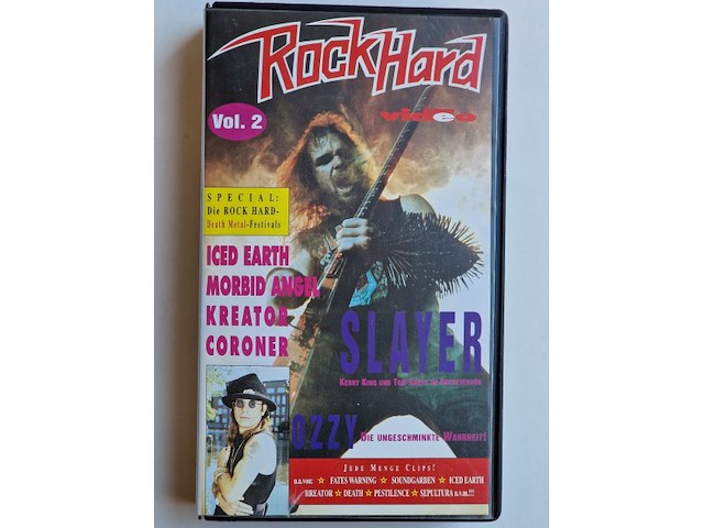 Rock Hard Video Vol. 2 Death Ozzy Slayer Sepultura