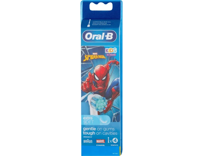 Oral-B O/R RefilL kids Spiderman zamenska glava četkice za zube
