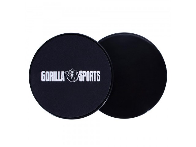 GORILLA SPORTS Slajder diskovi (Set od 2 diska)