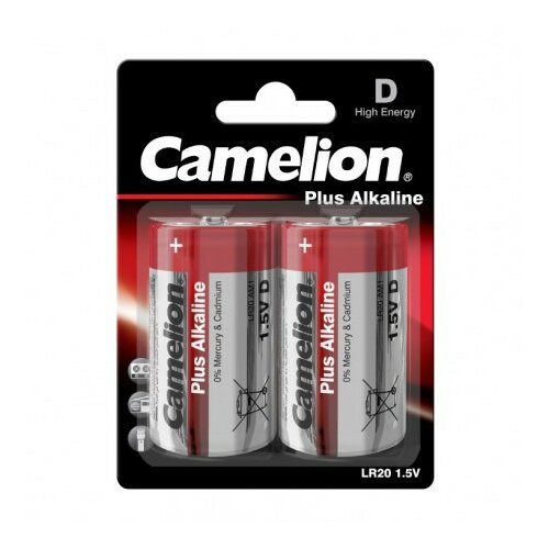 BATERIJE CAMELION D ALKALNA CAM-LR20/BP2 1,5V