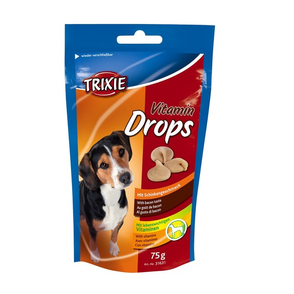 Trixie Snacks - Vitamins Drops with Ham - 75gr
