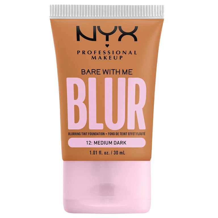 Tečni puder NYX Professional Makeup Bare With Me Blur BWMBT 30ml Medium Dark 12