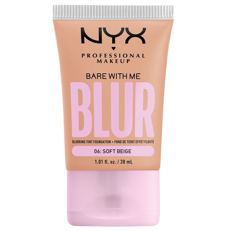 Tečni puder NYX Professional Makeup Bare With Me Blur BWMBT 30ml Soft Beige 06