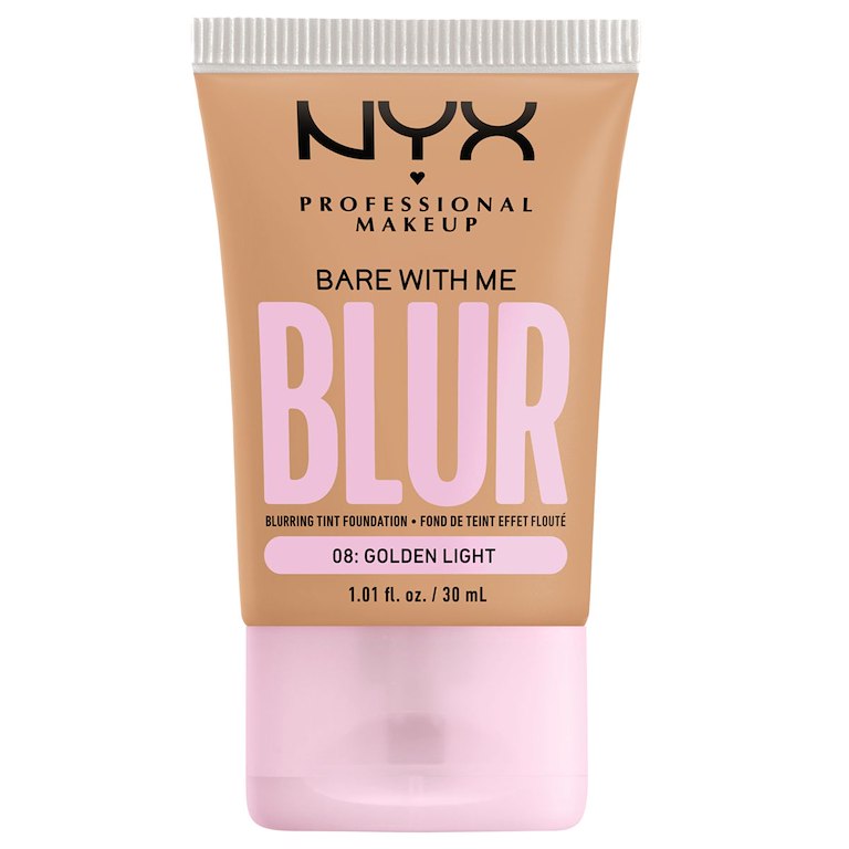 Tečni puder NYX Professional Makeup Bare With Me Blur BWMBT 30ml Golden Light 08