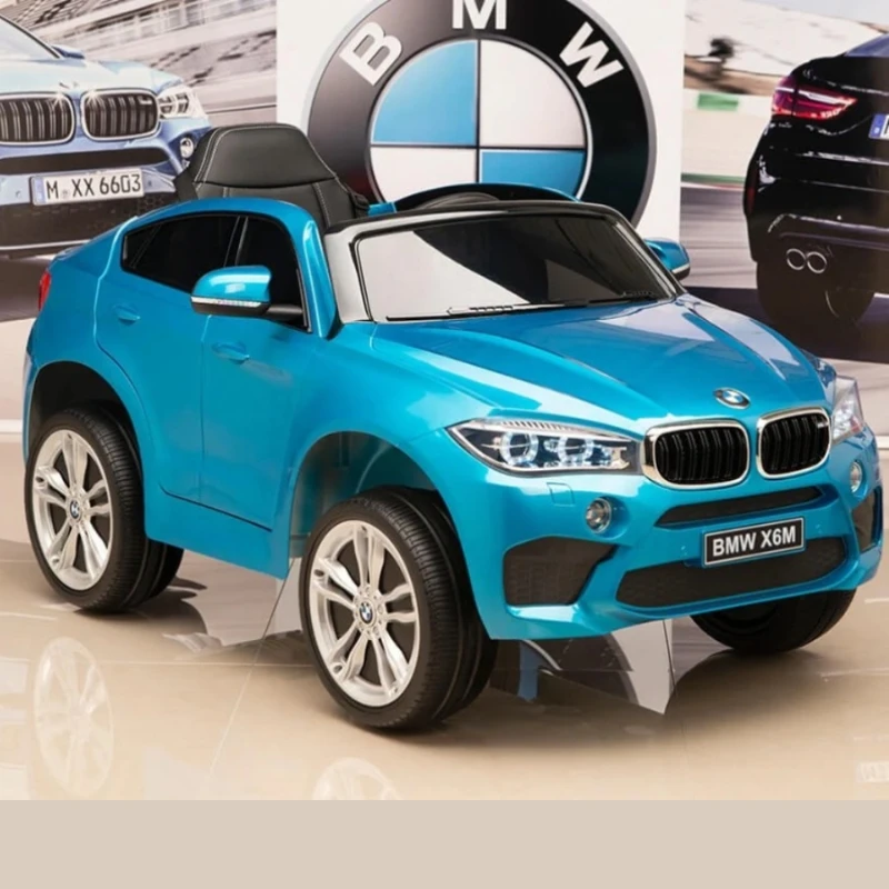 Dečiji auto na akumulator BMW X6 Metalik Plava, 3g+