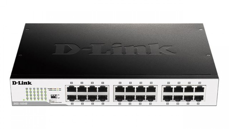 DLink Switch 24-Port Gigabit Unmanaged Desktop DGS-1024D E