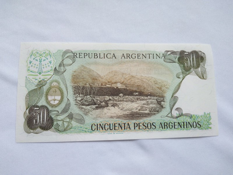 Argentina 50 pesos,1983 god.UNC,P 314