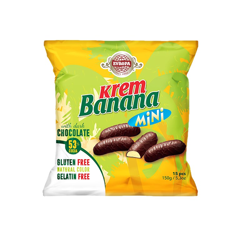 Evropa mini krem banana kesa 150g