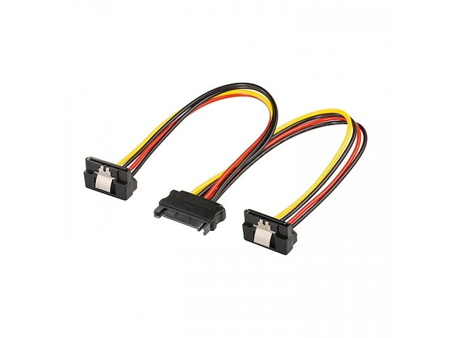 Kabl SATA 15P M-2xSATA 15P F ugaoni 0.2m