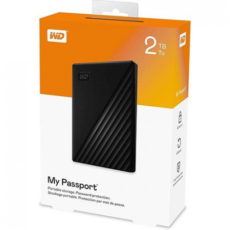 HDD EXT 2TB Western Digital My Passport, WDBYVG0020BBK, 2.5", black