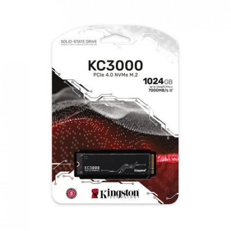SSD 1TB KINGSTON SKC3000S/1024G, 7000/6000 MB/s, PCIe NVMe Gen4