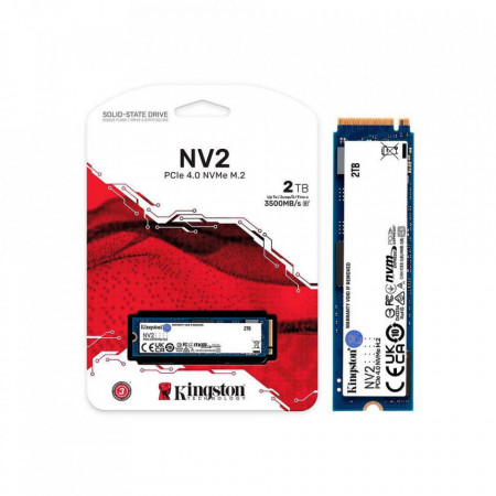 SSD 2TB KINGSTON NV2, SNV2S/2000G, 3500/2800 MB/s, PCIe NVMe Gen4
