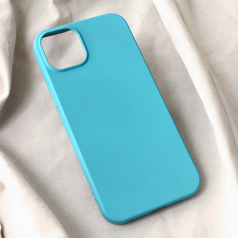 Maska(futrola) Teracell Soft Velvet za iPhone 15 Plus 6.7 mint