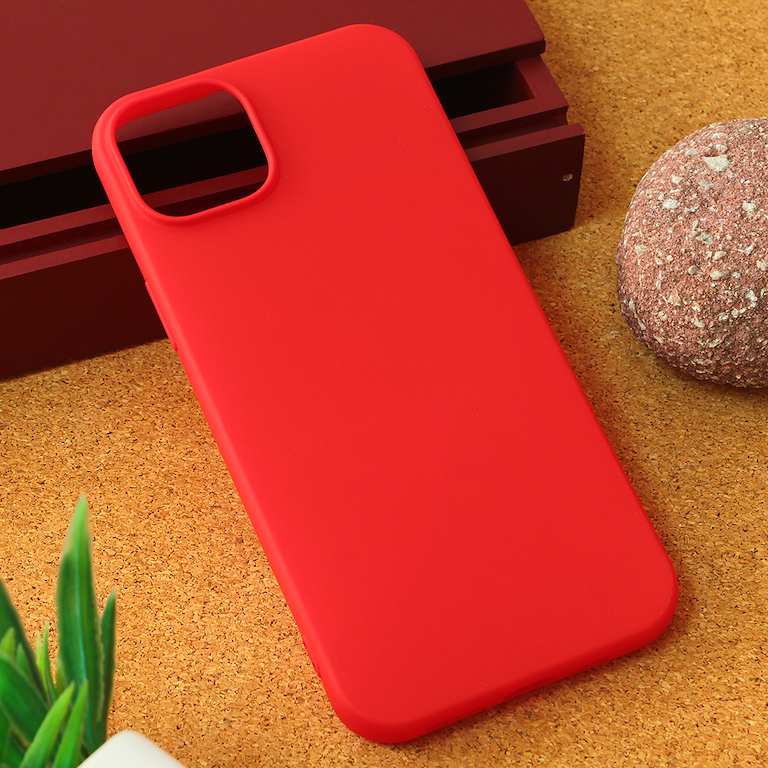 Maska(futrola) Teracell Giulietta za iPhone 15 Plus 6.7 mat crvena