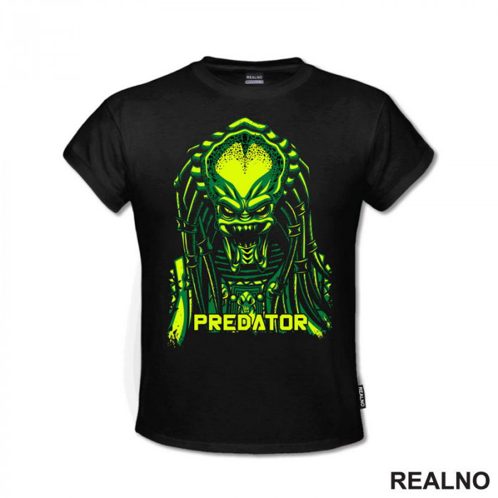 RADIOACTIVE GREEN - PREDATOR - MAJICA