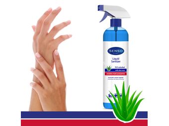 SUMEX Antibakterijski sprej za ruke 750ml aloe vera 70% alkohola