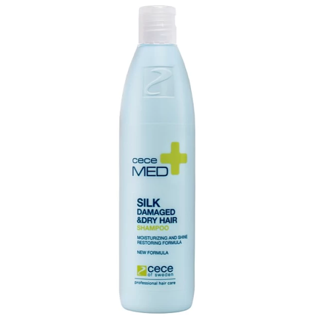 HIDRATANTNI ŠAMPON ZA SUVU I OŠTEĆENU KOSU SA SVILOM CECE MED SILK DAMAGED & DRY HAIR SILK 300ML