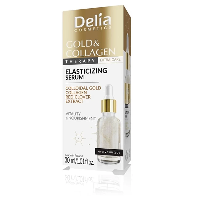 GOLD & COLLAGEN SERUM ZA ELASTIČNOST KOŽE LICA 30ML