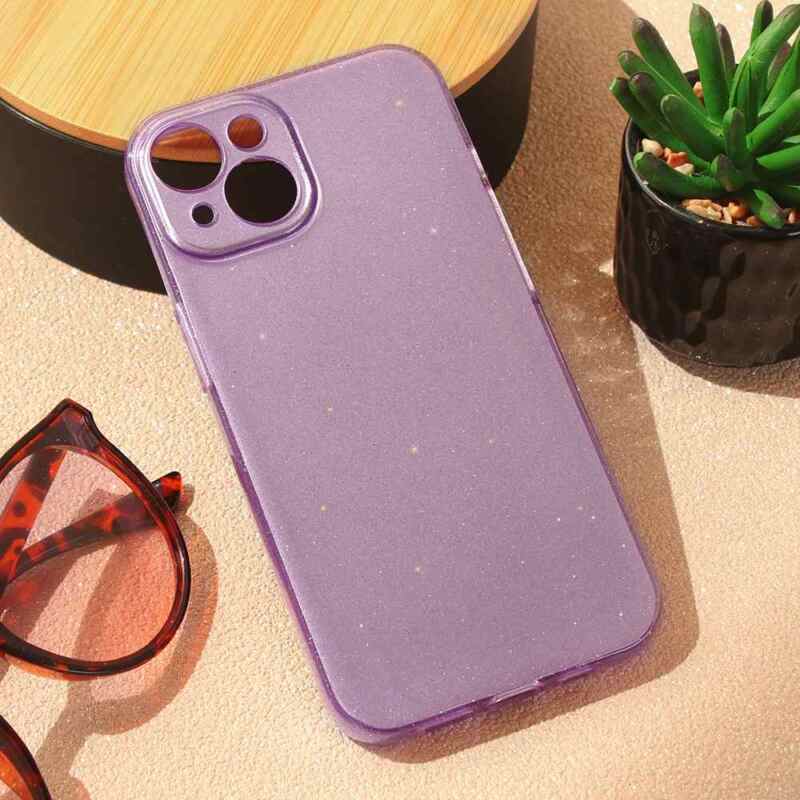 Maska Sparkle Dust za iPhone 15 6.1 ljubicasta