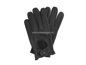 SW Kožne rukavice za vožnju crne sa rupicama veličina m