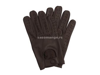 SW Kožne rukavice za vožnju tamno braon veličina m