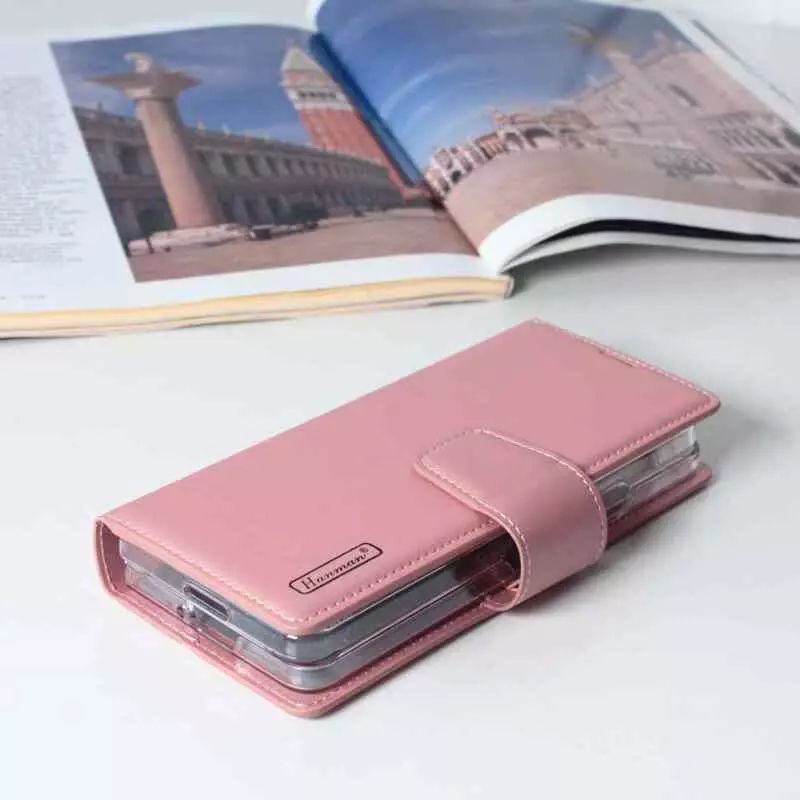 Maska Hanman Canvas za Samsung Z Fold 5 5G roze