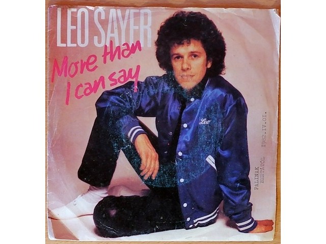 SP LEO SAYER - More Than I Can Say (1981) VG-/VG