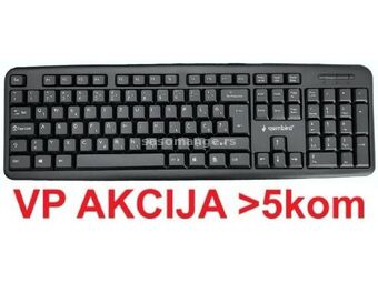 GEMBIRD KB-U-103-YU ** Standardna tastatura SRB (YU) layout black USB (446)