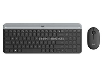 LOGITECH Bežična tastatura i miš MK470 Graphite