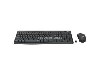 LOGITECH MK295 Silent Wireless Combo YU tastatura + miš crna