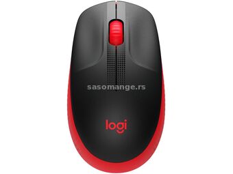 LOGITECH M190 Full-size wireless mouse - RED - 2.4GHZ - EMEA - M190