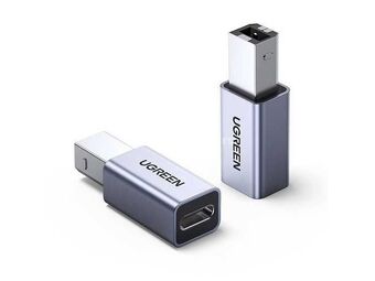 UGREEN adapter USB 2.0 USB-C/F na USB 2.0 B/M a US382