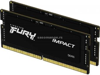 KINGSTON SODIMM DDR5/ 64GB (2x32GB kit)/ 5600MHz/ Fury Impact (KF556S40IBK2-64)